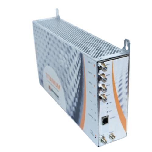 Compact headend with 8 tuners and 8 output MUXs (DVB-T/C) / - Titanium ...